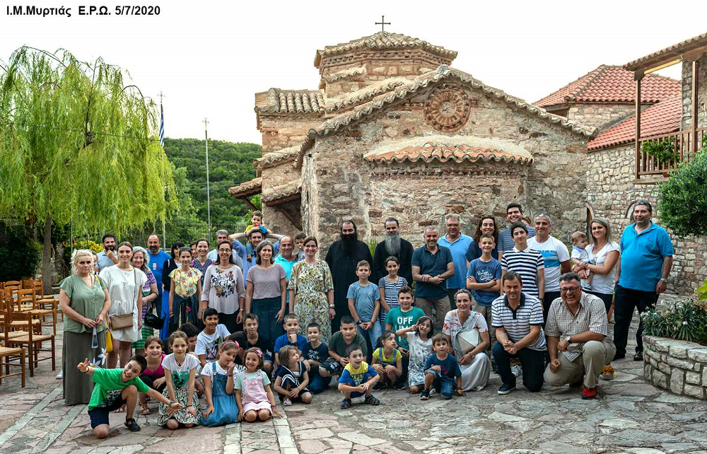 Επίσκεψη της Ε.ΡΩ Μεσολογγίου στην Ι.Μ. Εισοδίων της Θεοτόκου Μυρτιάς ...