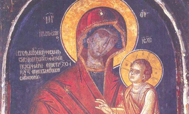 Εικόνα Παναγίας «Γοργοεπηκόου» - Ιερά Μονή Δοχειαρίου - Ενωμένη Ρωμηοσύνη