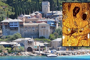 Εικόνα Παναγίας «Γοργοεπηκόου» - Ιερά Μονή Δοχειαρίου - Ενωμένη Ρωμηοσύνη